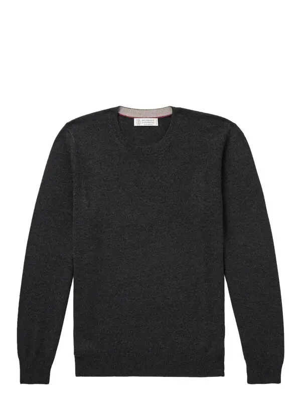Brunello Cucinelli Cashmere Sweater - Gray