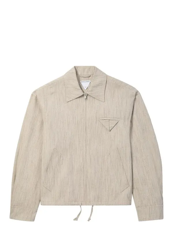 Bottega Veneta Woven Jacket - Neutrals