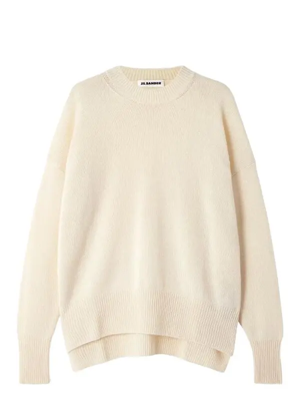 JIL SANDER Wool Sweater - Off-white