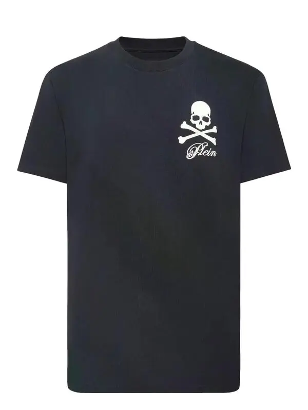 Philipp Plein Skull-print T-shirt - Blue
