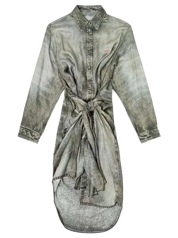 DIESEL® D-iletta Midi Dress - Grey