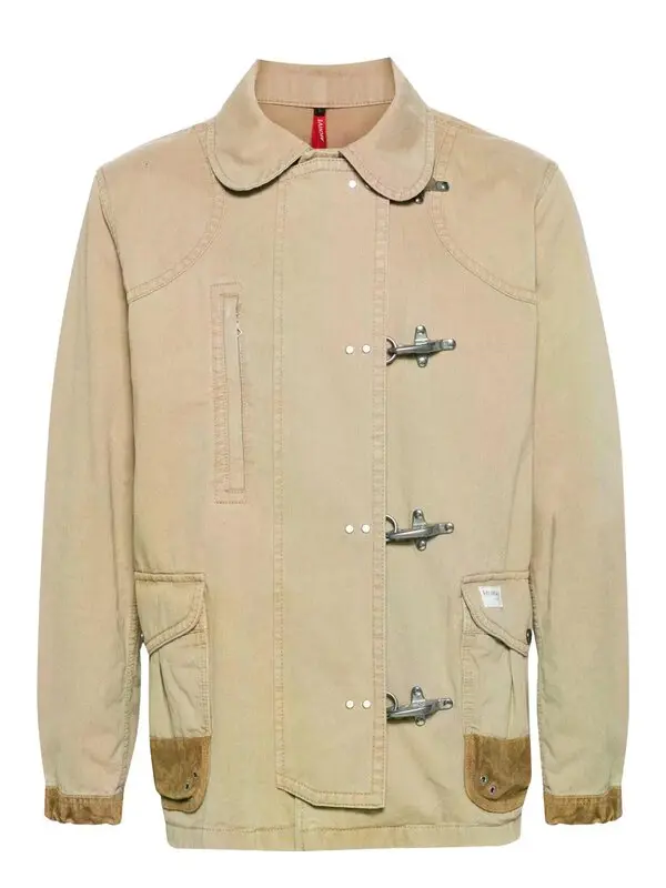 FAY 4 Ganci Cotton Jacket - Neutrals
