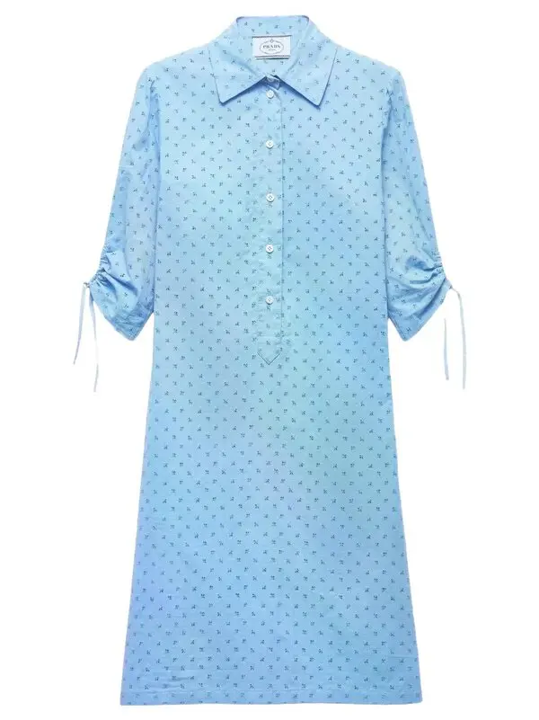 Prada Cotton Dress - Blue