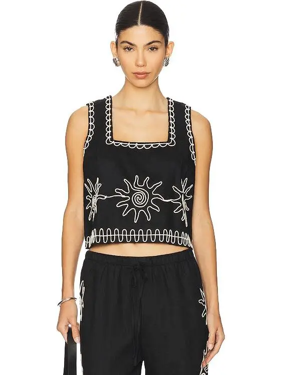 Rails Alira Top - Sun Embroidery