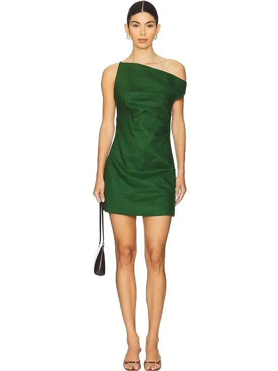 Ronny Kobo Winnie Dress - Palm Green