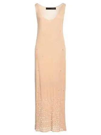 MESSAGERIE Maxi Flared Dress - Pink