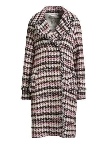 SHIRTAPORTER Tweed Double-breasted Coat - Pink