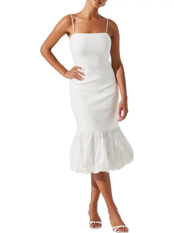 Astr The Label Brittnea Mermaid Dress - White