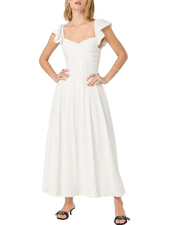 Astr The Label Felicienne A-line Dress - White