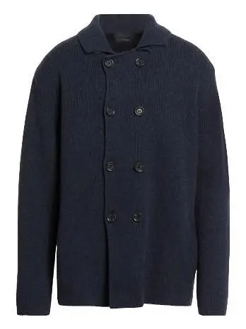 DANIELE FIESOLI Merino Wool Cardigan - Navy