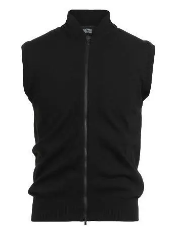 Alpha Studio Merino Wool Cardigan - Black