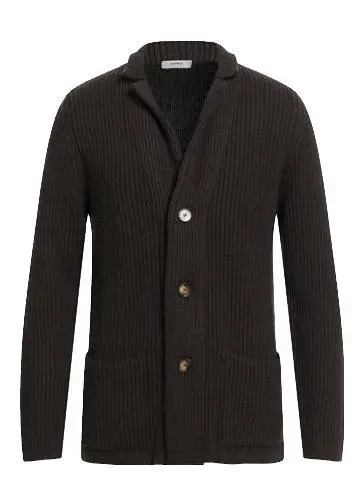 Alpha Studio Wool, Viscose, Polyamide, And Cashmere Cardigan - Brown