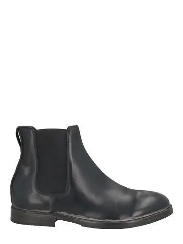 Moma Ankle Boots In Calfskin Leather - Black