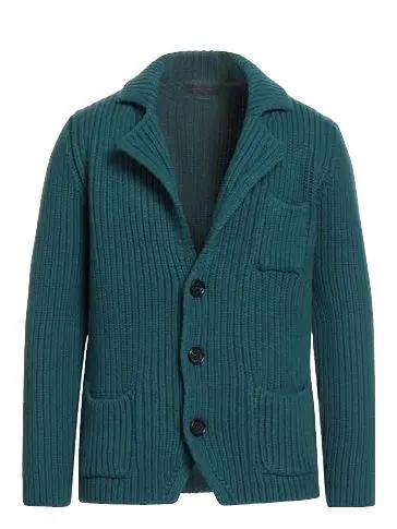 DANIELE FIESOLI Single-breasted Knitted Blazer - Green