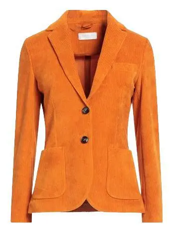 CIRCOLO 1901 Single-breasted Corduroy Blazer - Orange