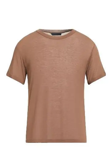 DANIELE FIESOLI T-shirt Size Viscose, Nylon, Cashmere, Elastane - Brown