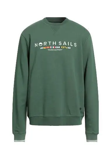 NORTH SAILS Solid Color Fleece Sweatshirt - Green