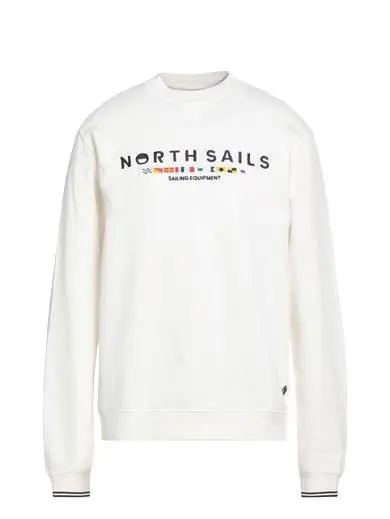 NORTH SAILS Solid Color Fleece Sweatshirt - White