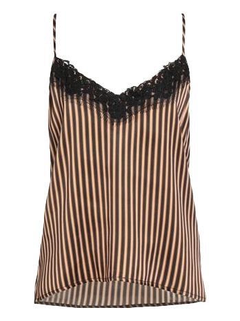 SHIRTAPORTER Top Size Viscose, Elastane, Polyester - Camel