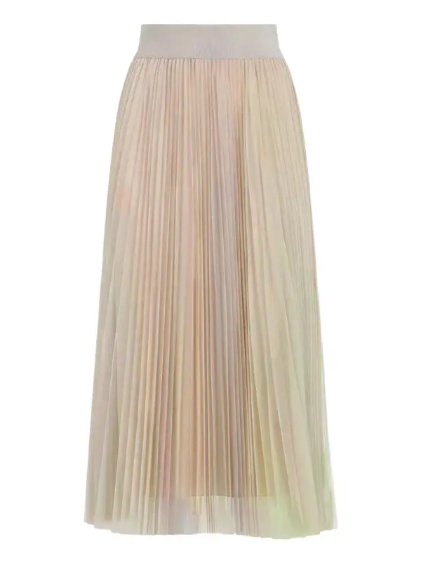 Fabiana Filippi Pleated Midi Skirt - Neutrals