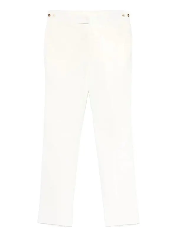 Gabriela Hearst Cotton Straight-leg Trousers - White