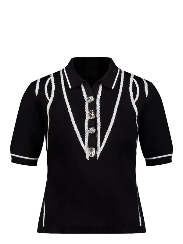 VAILLANT Short-sleeve Top - Black