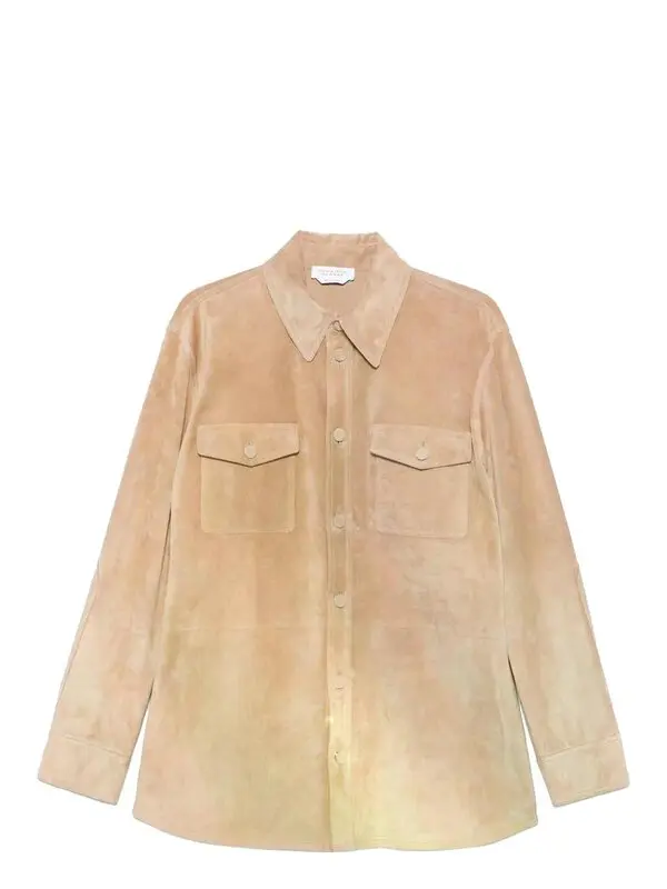 Gabriela Hearst Leather Shirt - Neutrals