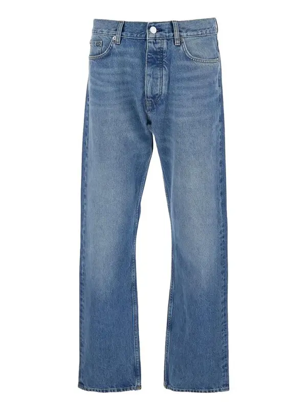 SUNFLOWER Denim Five-pocket Jeans With Logo - Blue