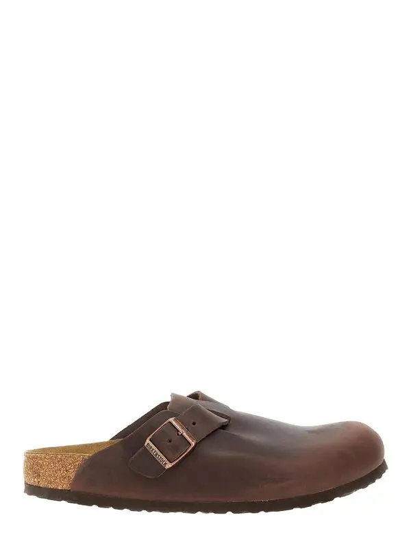 BIRKENSTOCK Boston Sabots - Brown