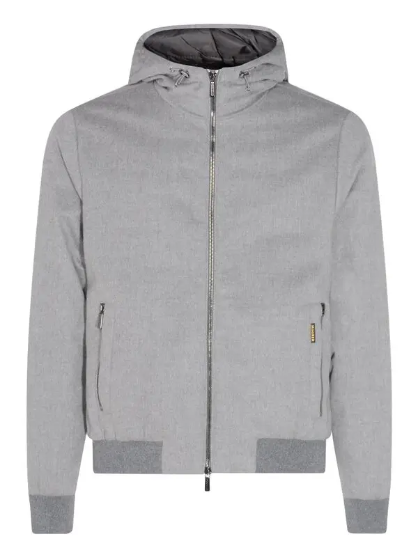 MOORER Wool Oniro Down Jacket - Grey