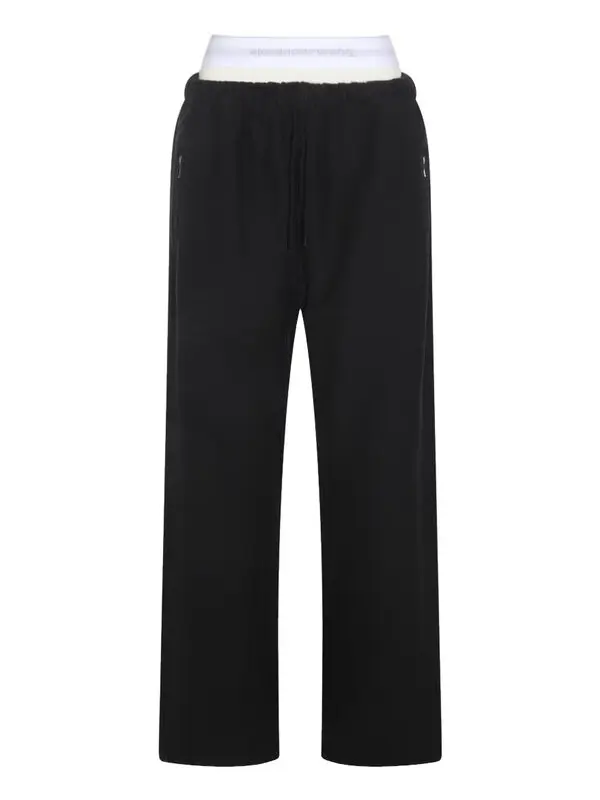 Alexander Wang Cotton Pants - Faded Black
