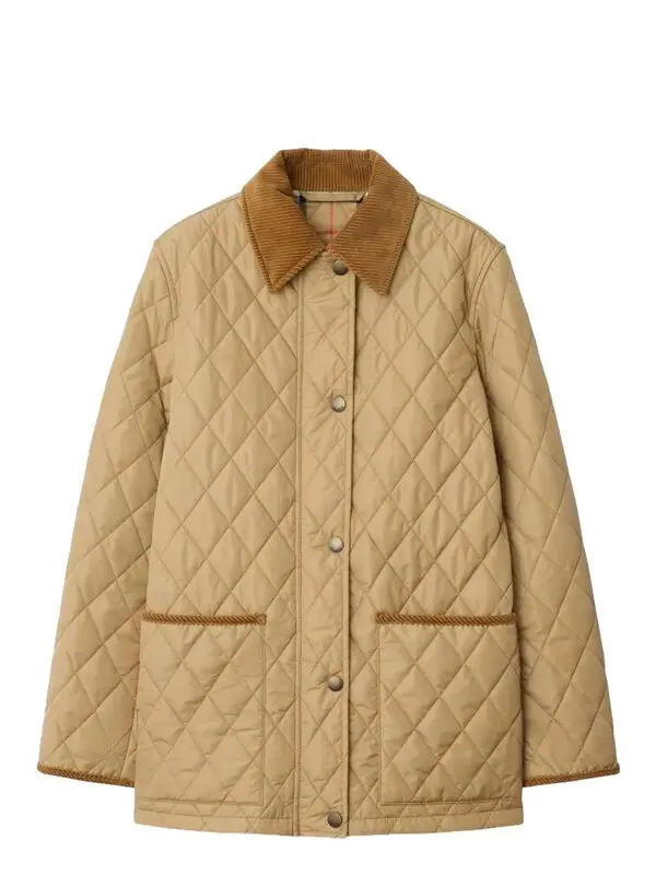 Burberry Quilted Jacket - Beige