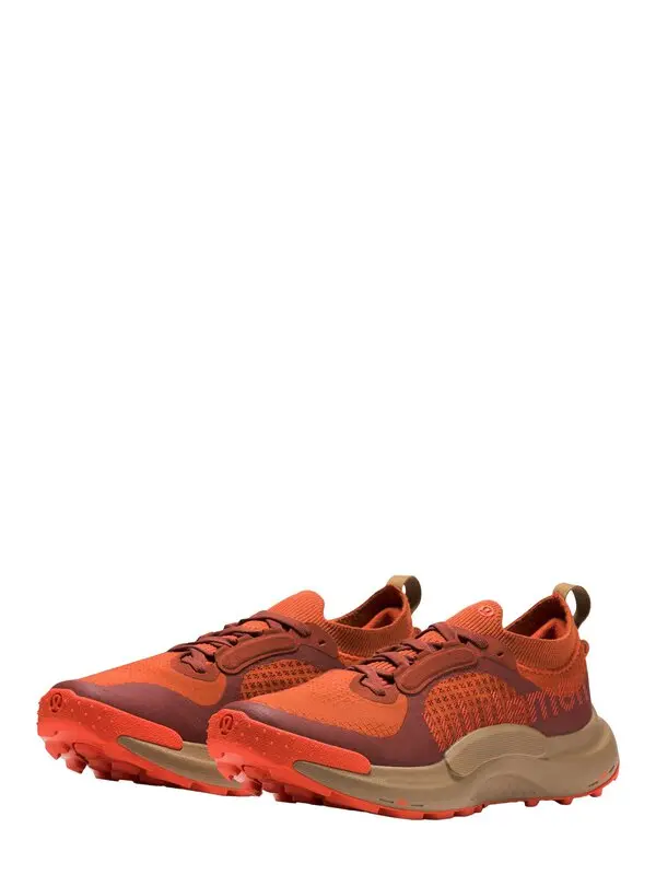 Lululemon Wildfeel Trail Running Shoe - Sundried/sand/cherry Ember