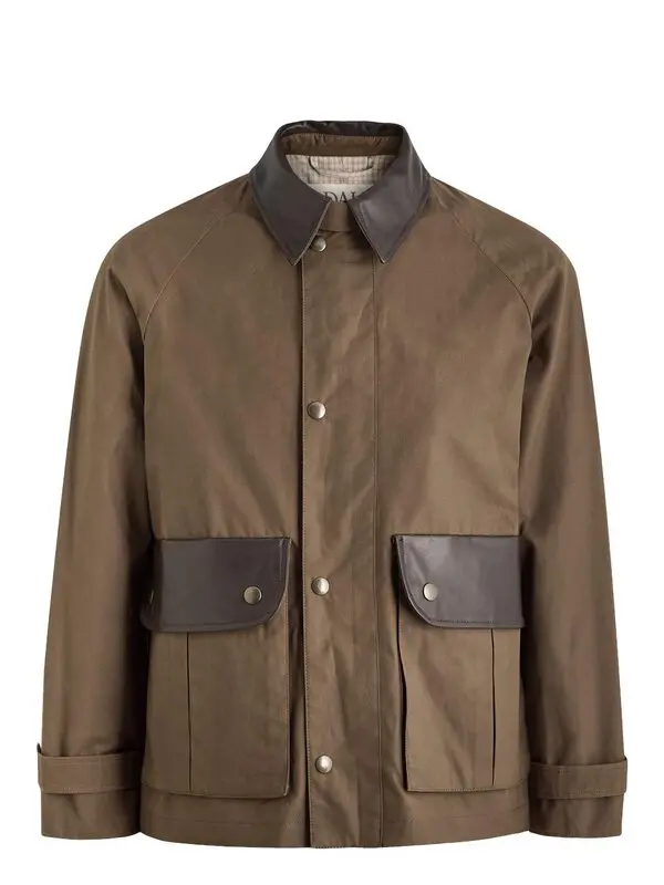 S.S.DALEY Theodore Waxed Cotton Jacket - Brown