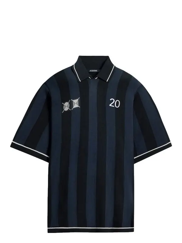 Jacquemus Liga Polo Shirt - Dark Navy