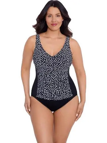 TRIMSHAPER Control One-piece Swimsuit - Funfetti