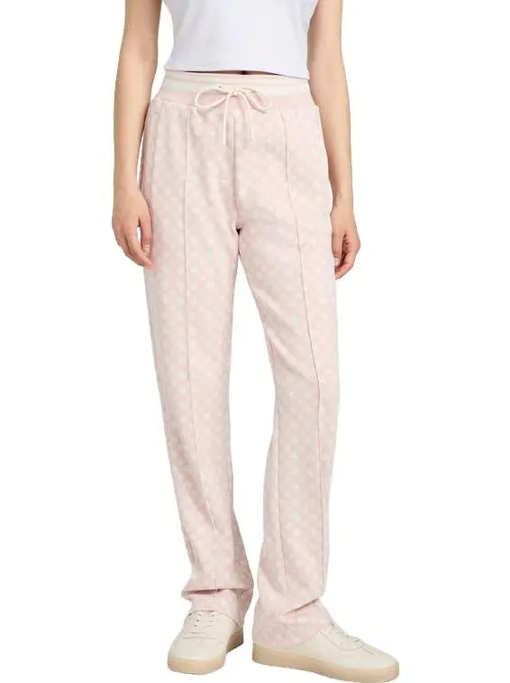 Guess Aggie Straight Leg Pants - Pink