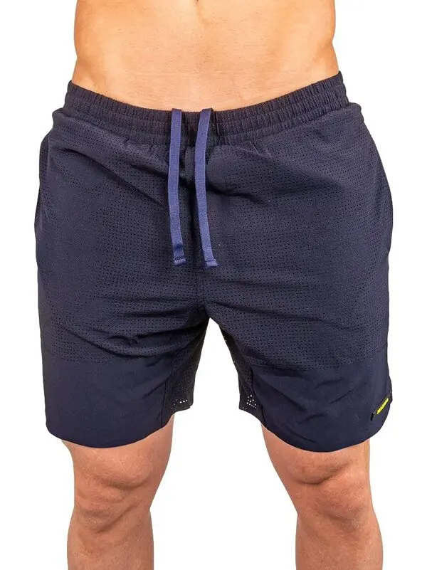 MACEOO Perforated Training Shorts - Blue