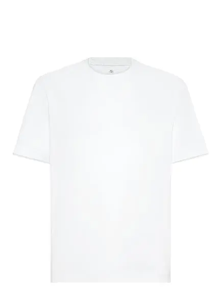 Brunello Cucinelli T-shirt With Faux-layering - White