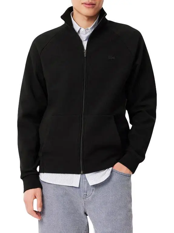 Lacoste Classic Fit Fleece Zip Sweatshirt - Black