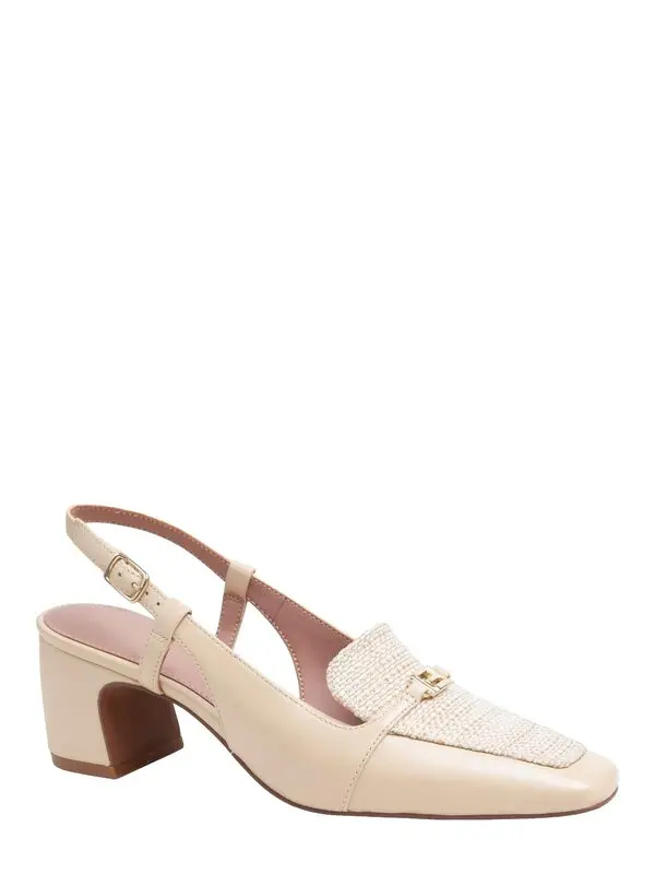 Linea Paolo Cirilla Loafer Pump - Natural