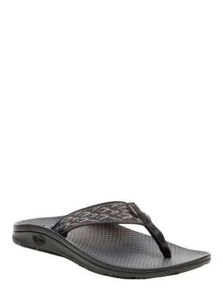 CHACO Classic Flip Flop - Summit Black/ White
