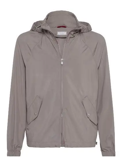 Brunello Cucinelli Outerwear With Hood - Grey