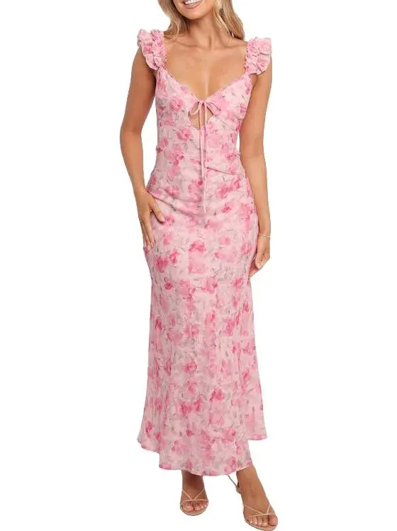 PETAL & PUP Floral Maxi Dress - Pink Floral
