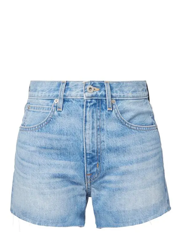 SLVRLAKE Farrah Denim Shorts - Blue