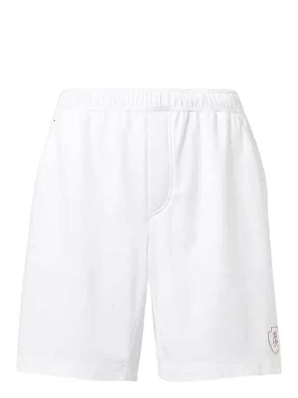 Brunello Cucinelli Cotton Jersey Shorts - White