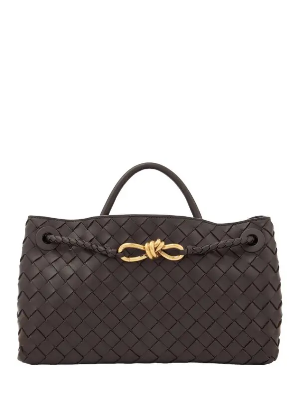 Bottega Veneta East-west Andiamo Leather Tote Bag - Brown