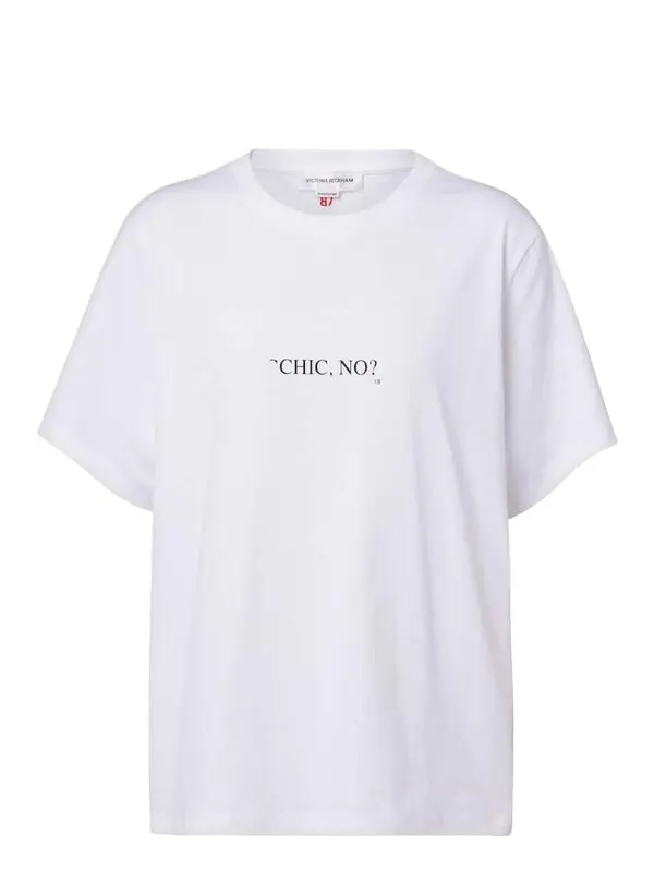 Victoria Beckham Cotton Jersey T-shirt - White