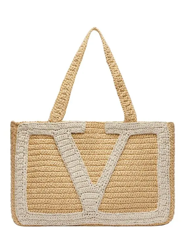Valentino Garavani Viva Superstar Large Tote Bag - Beige