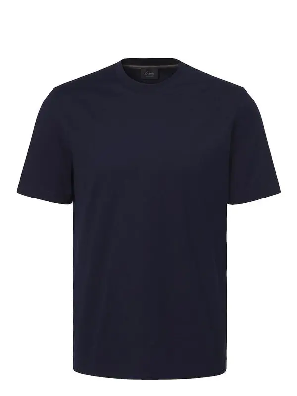Brioni Cotton Jersey T-shirt - Blue